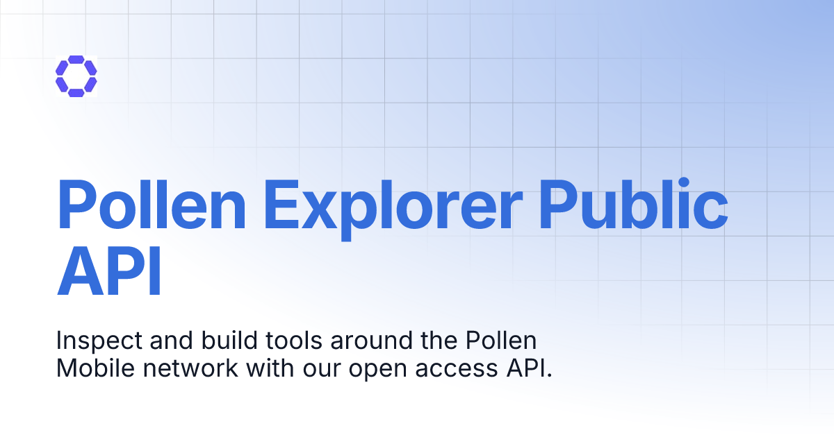 Pollen Explorer Public API | Rewards API Documentation